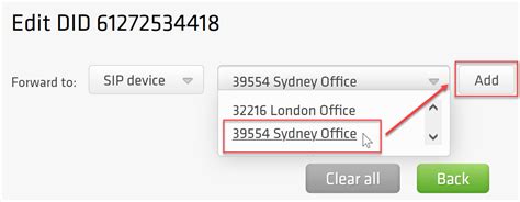 Cisco CUCME DIDLogic