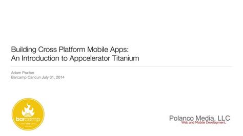 introduction to appcelerator titanium ppt