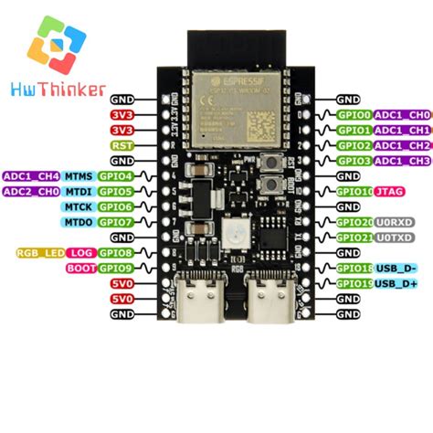Jual Board Yd Esp32 C3 C Devkitc 02 Risc V Wifi Bluetooth Ble 50 Dual