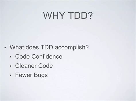test driven development with laravel ppt
