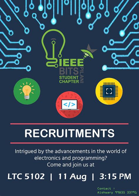 We Are Recruiting Ieee Bits Pilani Student Chapter