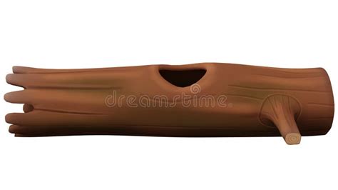 A D Cartoon Illustration Of Tree Trunk Stock Illustration Illustration Of Outdoors Branch