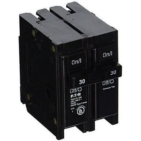 Eaton Double Pole Replacement Breaker Cl230cs 240 V 30 Amps 2 Poles