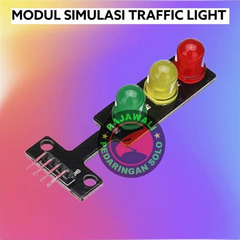 jual modul led simulasi traffic light arduino uno shopee indonesia