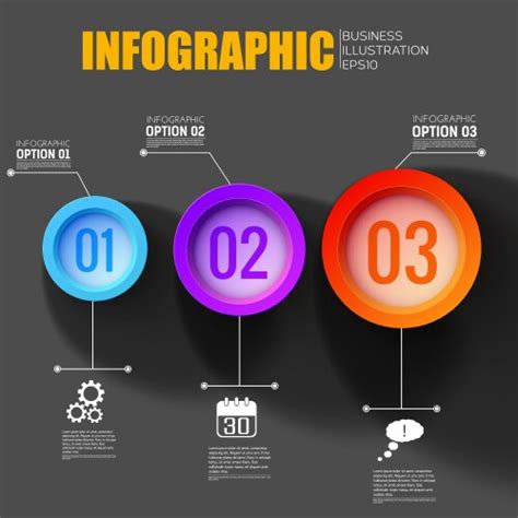 Infographic Workflow Diagrams Timeline Royalty Free Vector