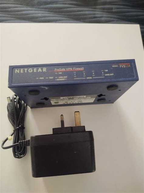 Netgear Fvs114 Prosafe Vpn Firewall 8 With 4 Port 10 100 Mbps Switch Computers And Tech Parts