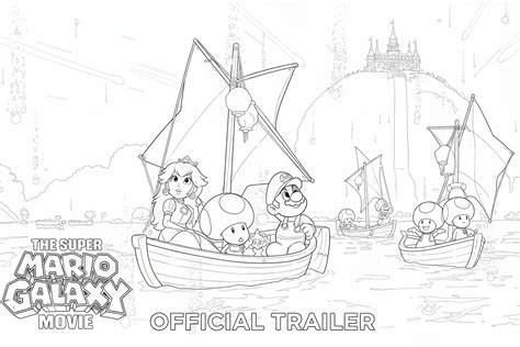 Free Mario Galaxy Movie Coloring Pages Generator 26 Mario Galaxy
