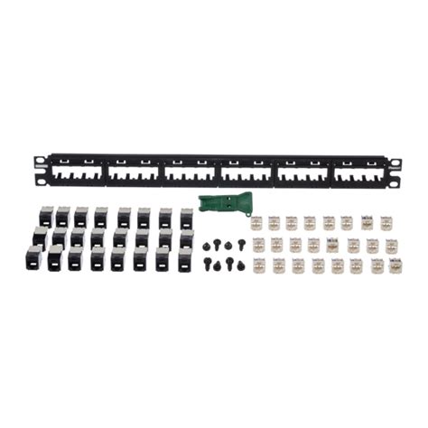 Patch Panel Kit 24 Port Cat6 Tx Mod B Crescent Electric Supply Company