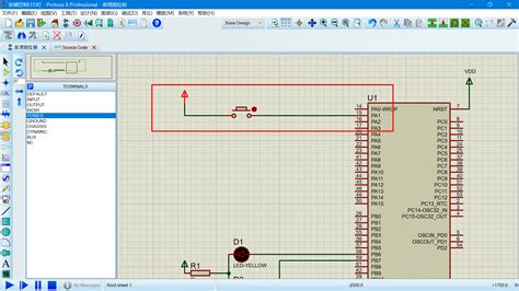利用proteus仿真stm32实现按键控制led灯设计按键控制led设计与实现 Csdn博客