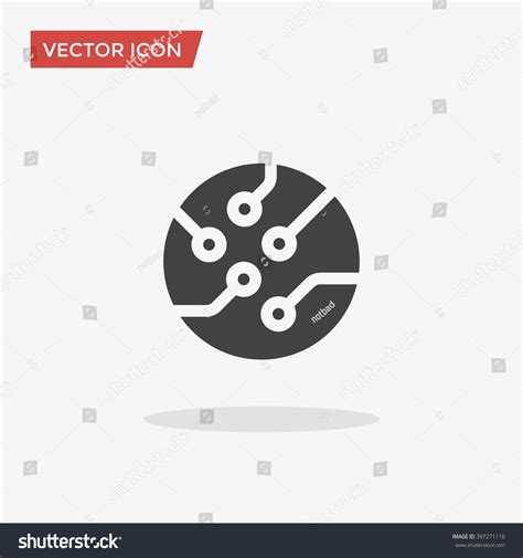 Technology Icon Trendy Flat Style Isolated Stock Vector Royalty Free