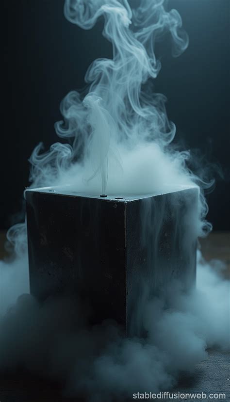 Borg Cube Fills with Smoke | Stable Diffusion Online