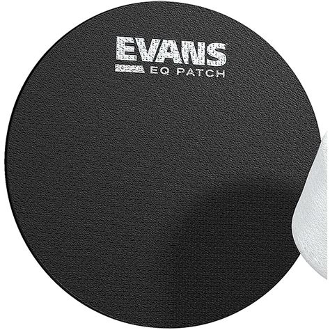Evans Eq Bass Drum Patch Black Guitar Center