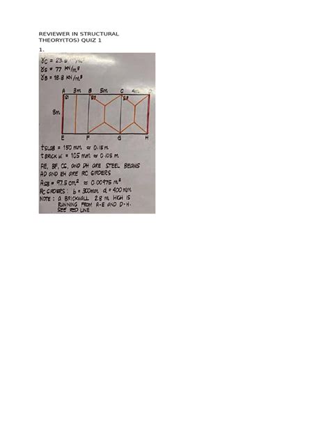 Reviewer In Structural Theory Quiz 1 Pdf