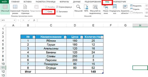 Видимость сетки в Ms Excel — что делать если сетка пропала и как её отключить если есть