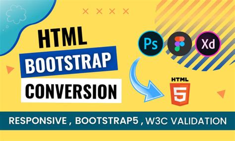 Convert Psd To Html Css Responsive Bootstrap 5 By Shawon79 Fiverr