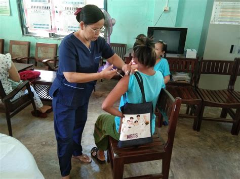 ဘီးလင်းမြို့နယ်တွင် မွေးကင်းစမှ အသက် ၂ နှစ်အောက်ကလေးနှင့် ကိုယ်ဝန်ဆောင်မိခင်များအား ပုံမှန်ကာကွယ