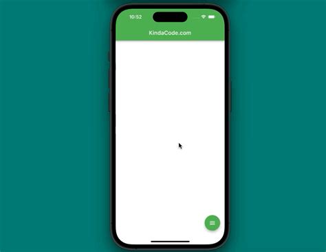 Flutter Floating Action Button Examples Basic Advanced KindaCode