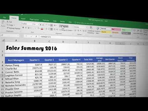 Uses Of Alignment Tools In Excel YouTube