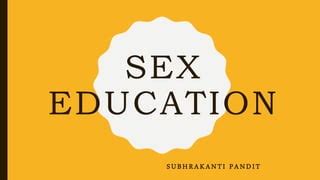 Sex Education Awareness PPTX