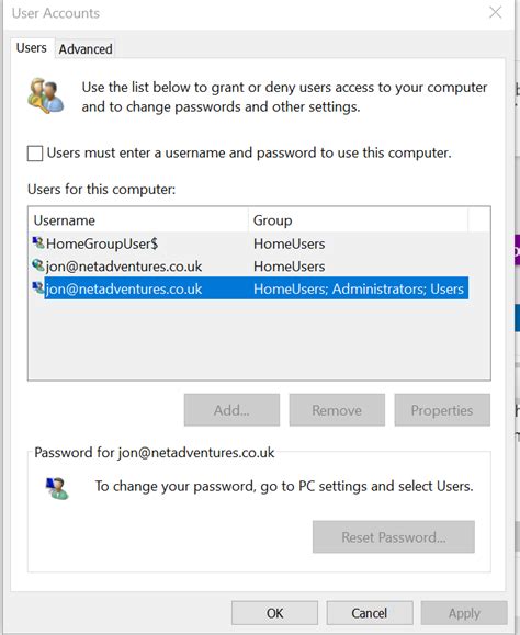 Disabling Sign In Screen Windows 10 Forums