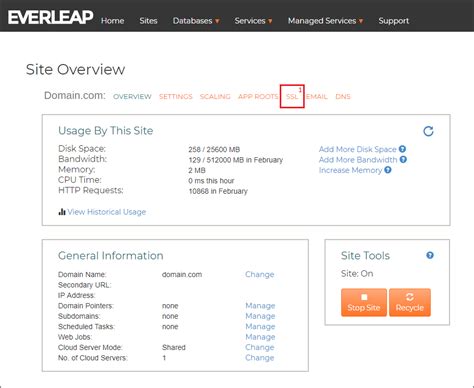 Binding An Ssl Certificate Everleap