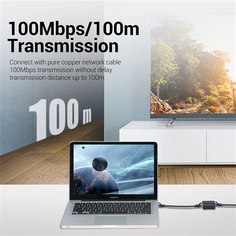 Vention Rj45 Ethernet Splitter 1 To 2 Female Network Cable Plug Socket