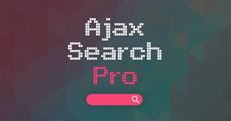 Try Ajax Search Pro For Wordpress