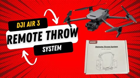 Dji Air 3 Remote Throw System Unboxing And Installing Youtube