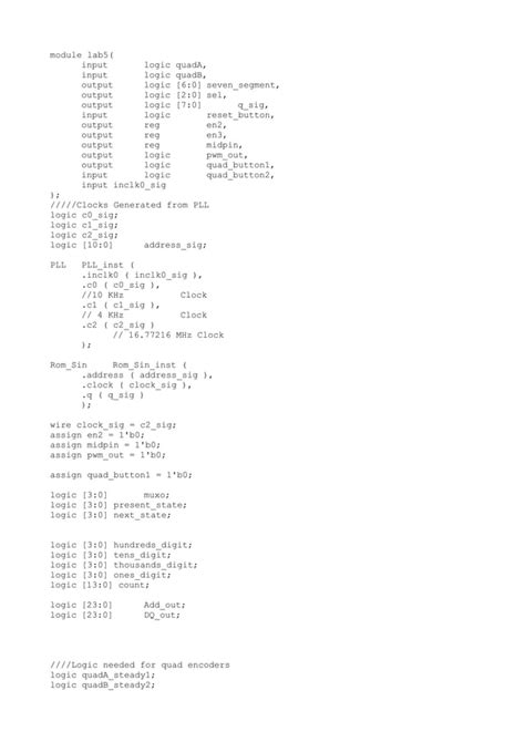 Sine Wave Generator With Controllable Frequency Displayed On A Seven Segment Board Using FPGA