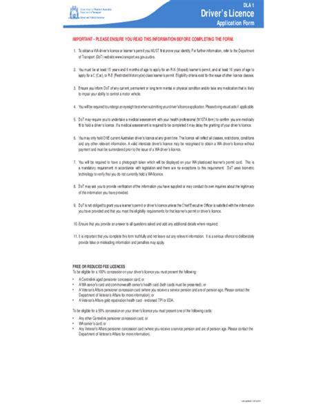 2025 Driving Licence Application Form Fillable Printable Pdf And Forms
