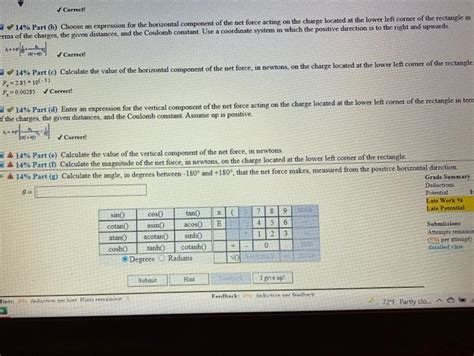 Solved Correct 14 Partb Choose An Expression For The
