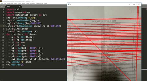 一起学python Opencv十八（边缘连接和霍夫变换） 哔哩哔哩