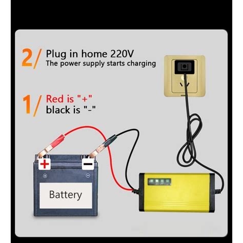 Jual Charger Aki Motor Mobil Alat Cas Aki Motor Mobil V A Portable Shopee Indonesia