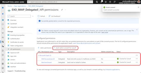 Exchange Online IMAP And SMTP OAuth With Delegated Permissions Icewolf Blog