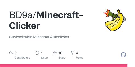 GitHub BD A Minecraft Clicker Customizable Minecraft Autoclicker