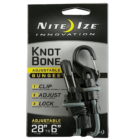 Nite Ize Knotbone Adjustable Bungee 6 To 28 Small