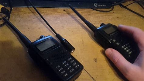 Kenwood th-f5 дохлая антенна, а не выходник - YouTube
