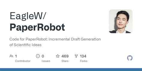 github eaglew paperrobot code for paperrobot incremental draft