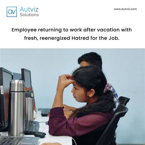 autviz solutions on linkedin mondayblues vacationhangover worklife