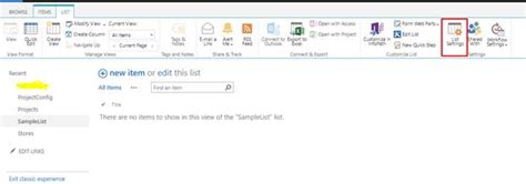 Create Views In Sharepoint List