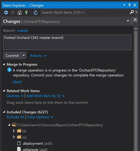 Forking GitHub Repositories On Visual Studio Online Team Foundation Server TFS Using Visual