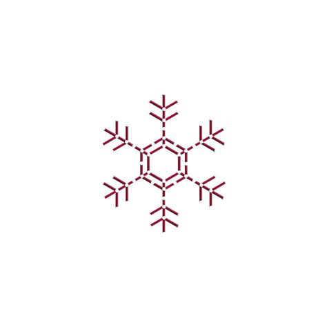 Stitching Templates Snowflake 2