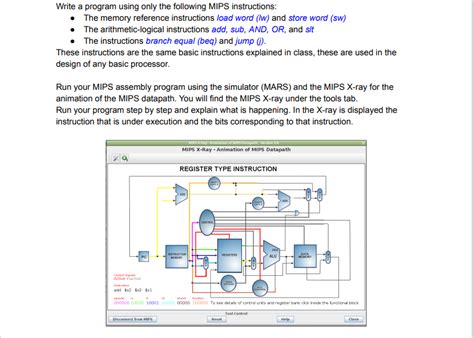 Solved Write A Program Using Only The Following MIPS Chegg Com