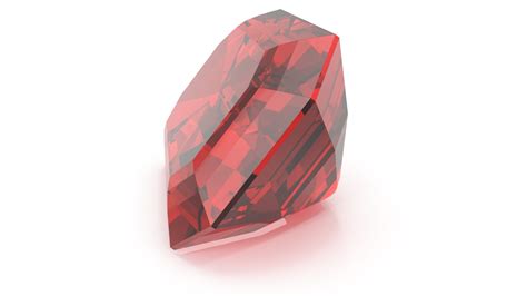 Emerald Cut Ruby Model Turbosquid 1840237