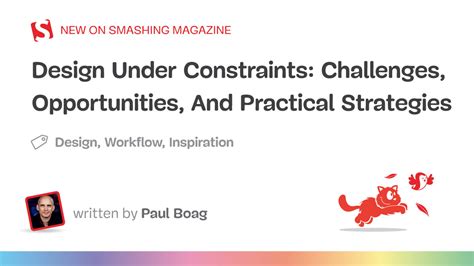Design Under Constraints Challenges Opportunities And Practical