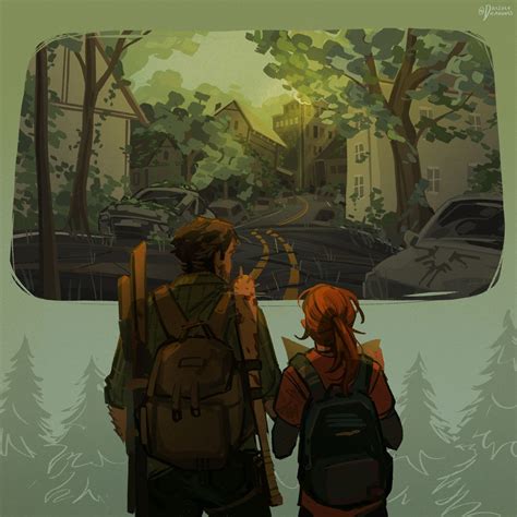Joel And Ellie 🫶 Character Art Illustration Art Game Art