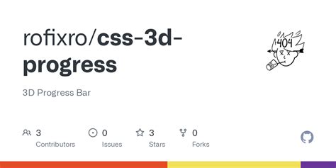 Github Rofixrocss 3d Progress 3d Progress Bar