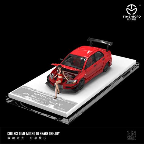 Timemicro 164 Mitsubishi Lancer Evo Ix 3 Colours Tm800201 Tm800202