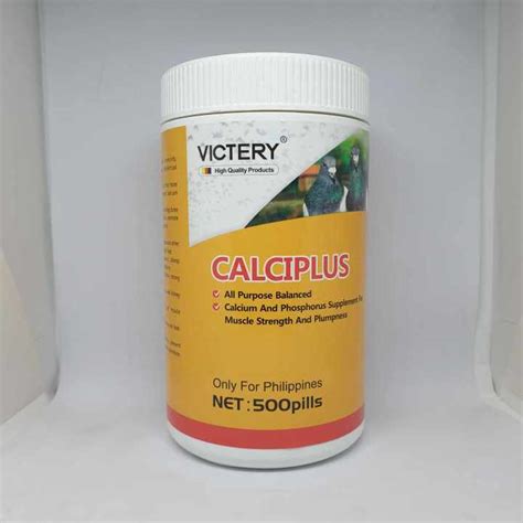 Victery Calciplus 500 Pills 1 Canister Calci Plus For Pigeons Lazada Ph