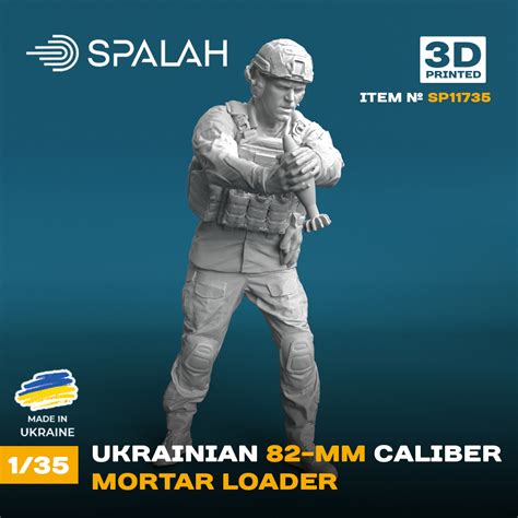 Ukrainian 82mm Caliber Mortar Loader 1pc Spalah 11735